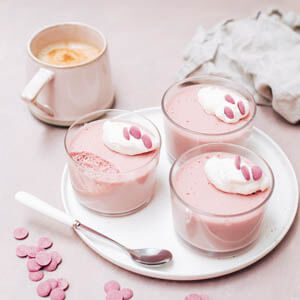 Ruby chocolade mousse - Tiense Suiker